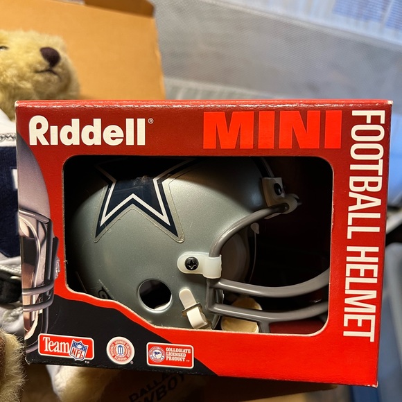 Other | Riddell Mini Football Helmet With Star Logo | Poshmark